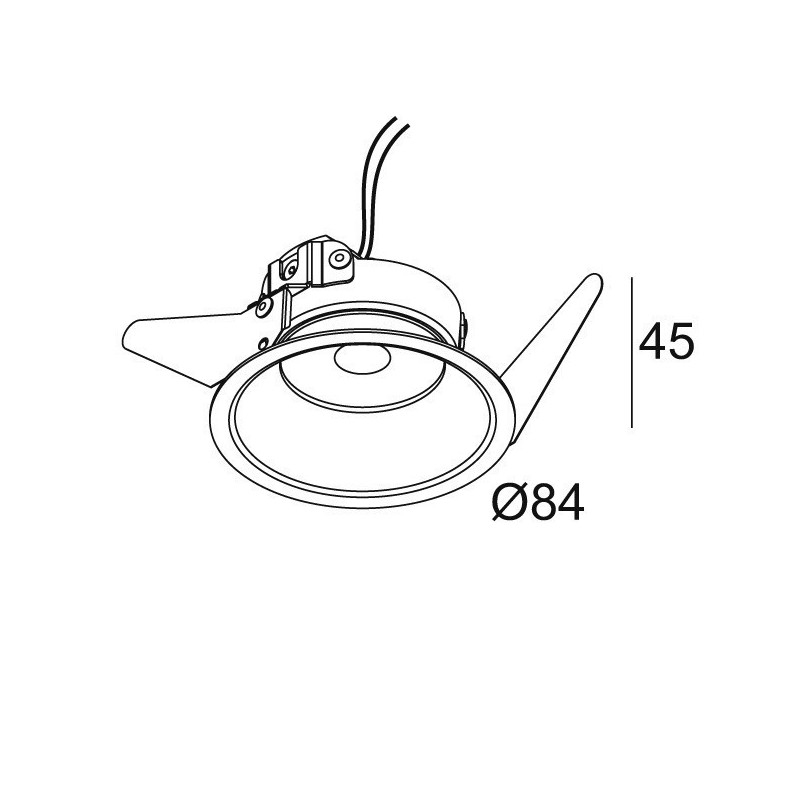 Delta Light PARTOU FLAT S1 Inbouwspot